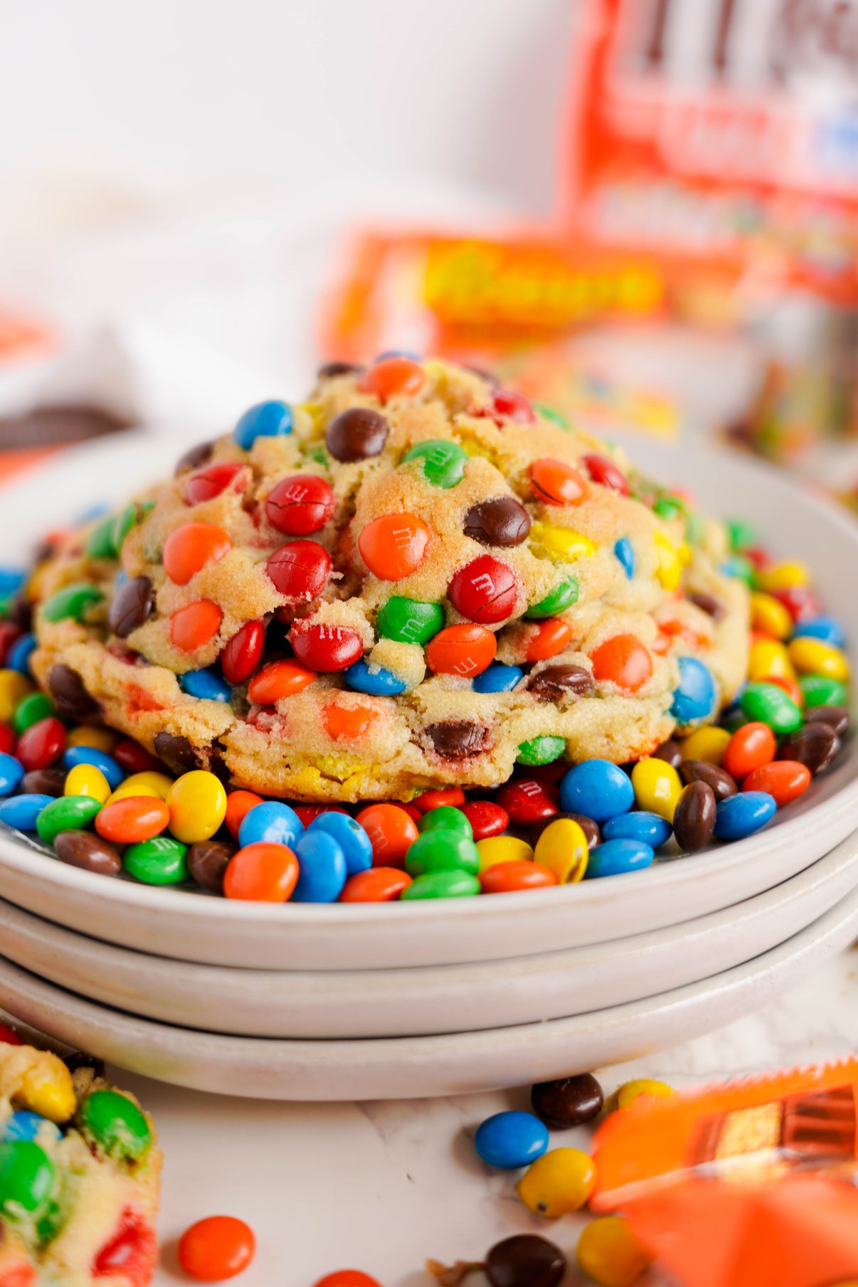 Peanut Butter M&M Gourmet STUFFED Cookies! – LemonPeony