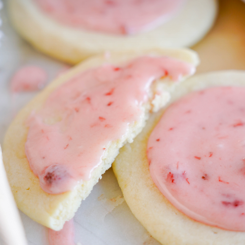 Strawberry Shortbread Cookies Recipe – LemonPeony