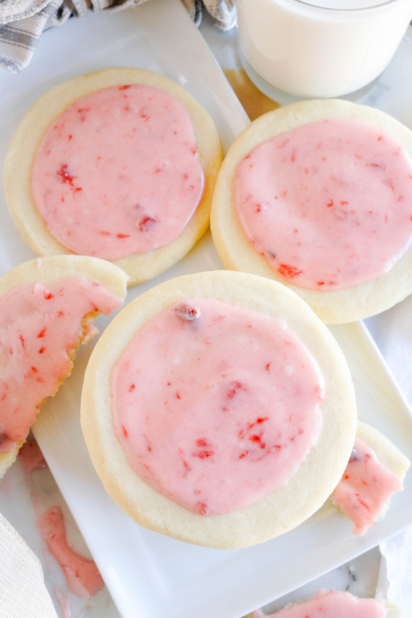 Strawberry Shortbread Cookies Recipe – LemonPeony